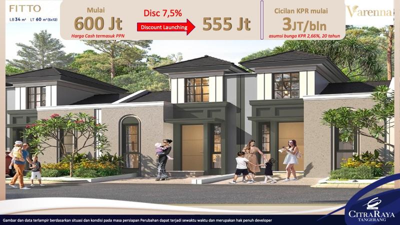 New Cluster Varenna at Citra Raya Tangerang By Ciputra Group - Properti1.com