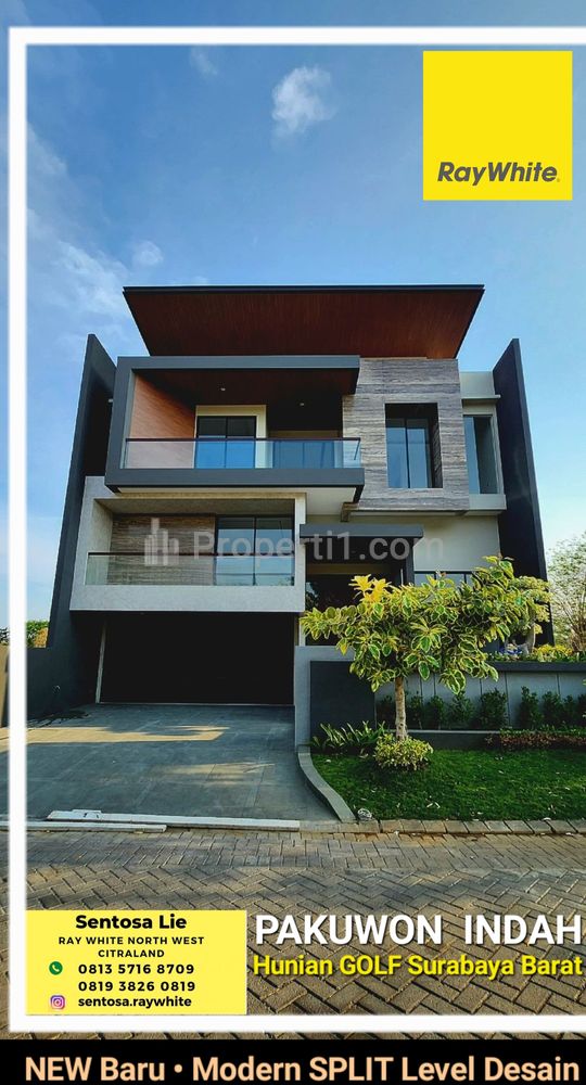 Dijual Rumah Pakuwon Indah Surabaya - New Smart Premium Quality - Split ...