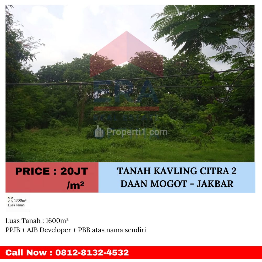 Jual Tanah di Cengkareng Jakarta Barat Butuh Uang Murah Tanpa Perantara Pemilik Langsung